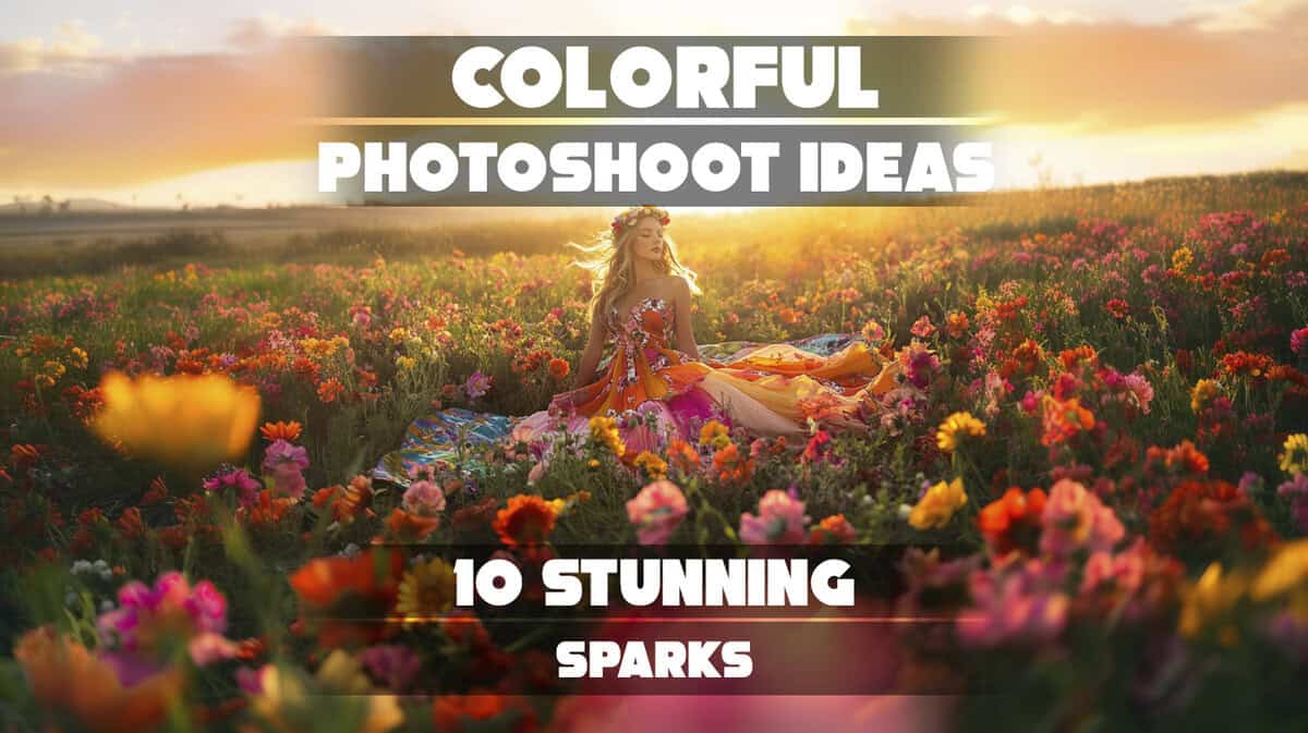 Colorful Photoshoot Ideas: 10 Stunning Sparks
